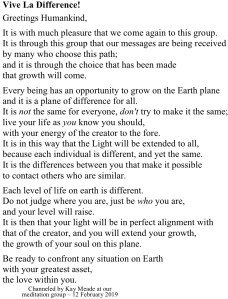 “Vive La Difference!” – from ‘The Circle of The Light of The Love ...